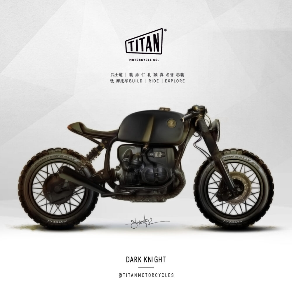BUILD MY BIKE: TITAN "Dark Knight" - Lifestyle Cafe Racer Shop Graz